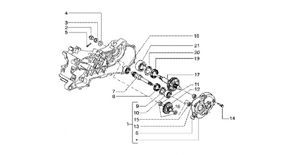 Άξονας τροχού πίσω